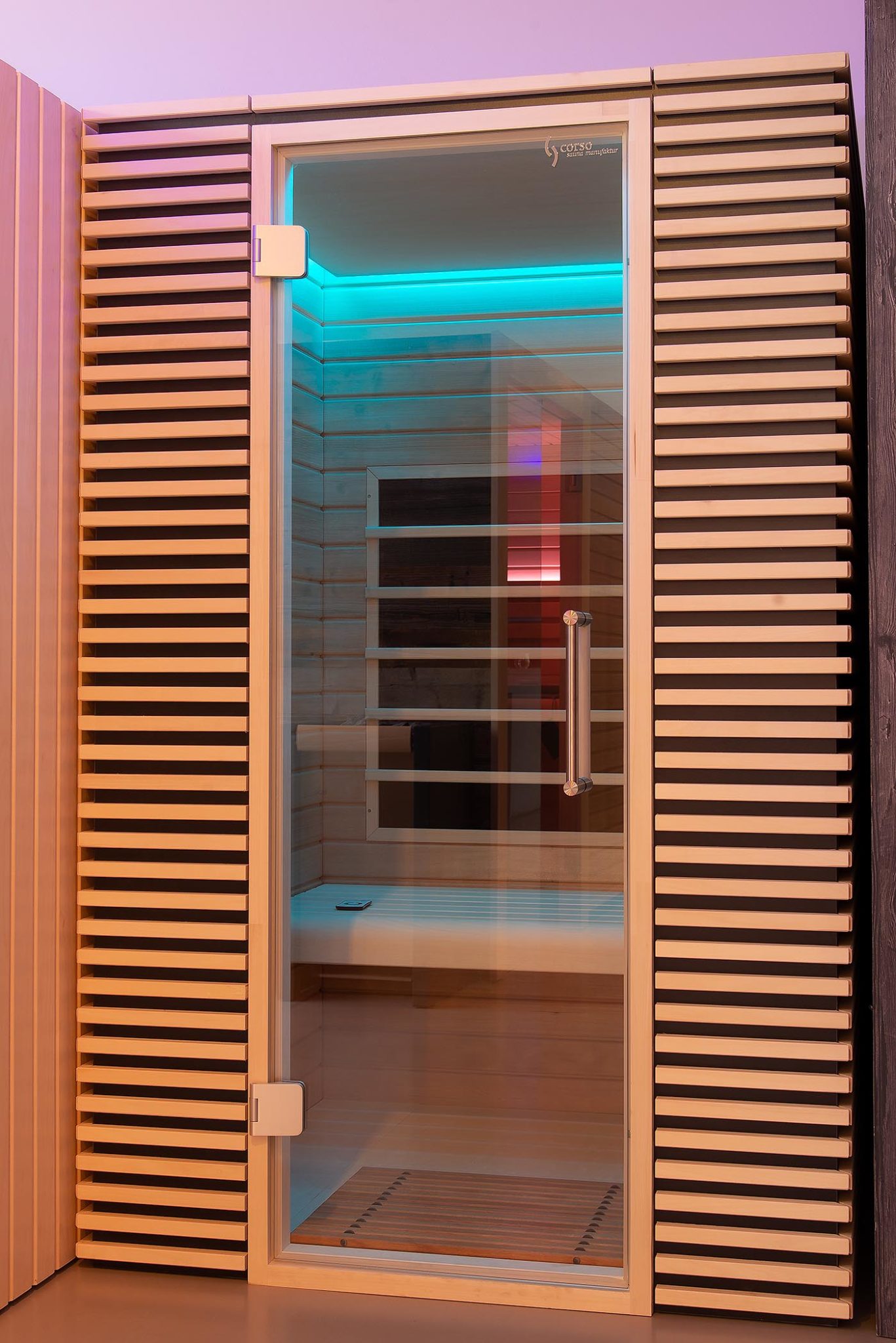 Infrared sauna + infrared cabin | designed by corso sauna