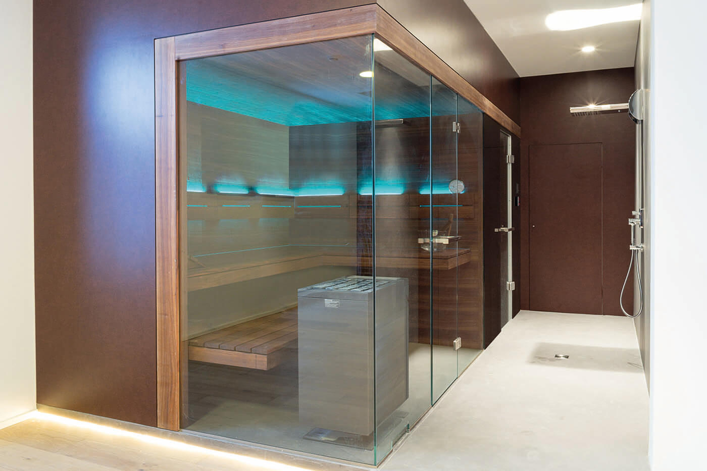 Elegantes Sauna Ausstellung Nrw Bild